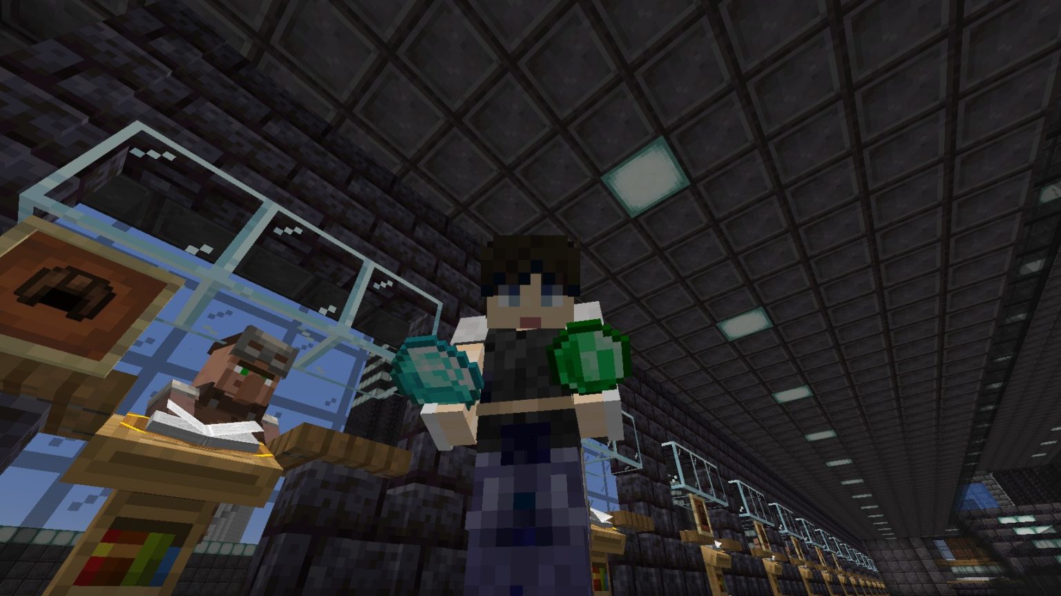 【マイクラ プラグイン】-Jecon- 難しい話は抜きにしてお金（通貨）を導入する